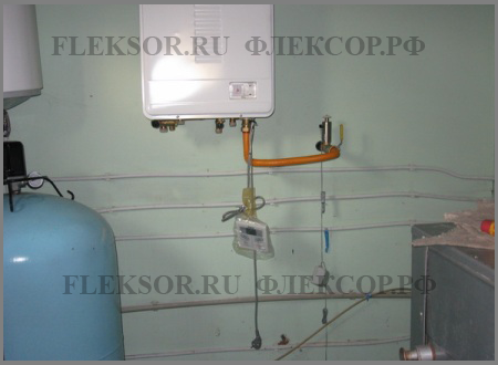 Труба гибкая гофрированная для газа
